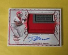 2020 Leaf Trinity Red D'ANDRE SWIFT Auto/ Patch RC (PA-DS1) Serial # 7/ ...