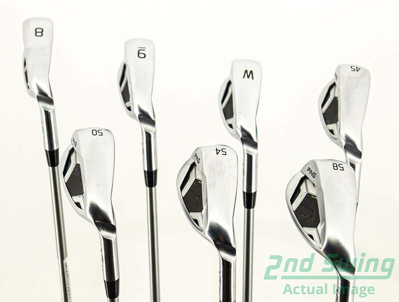 Ping G430 Iron Set 8-PW AW GW SW LW Graphite Senior Right Black Dot STD ...
