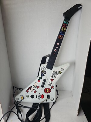 RED OCTANE XBOX 360 GUITAR HERO X-PLORER GUITAR & BREAKAWAY CABLE ...