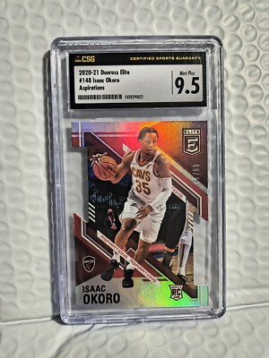 2020-21 Donruss Elite #148 Isaac Okoro Aspirations CSG 9.5 #41/65 RC | eBay