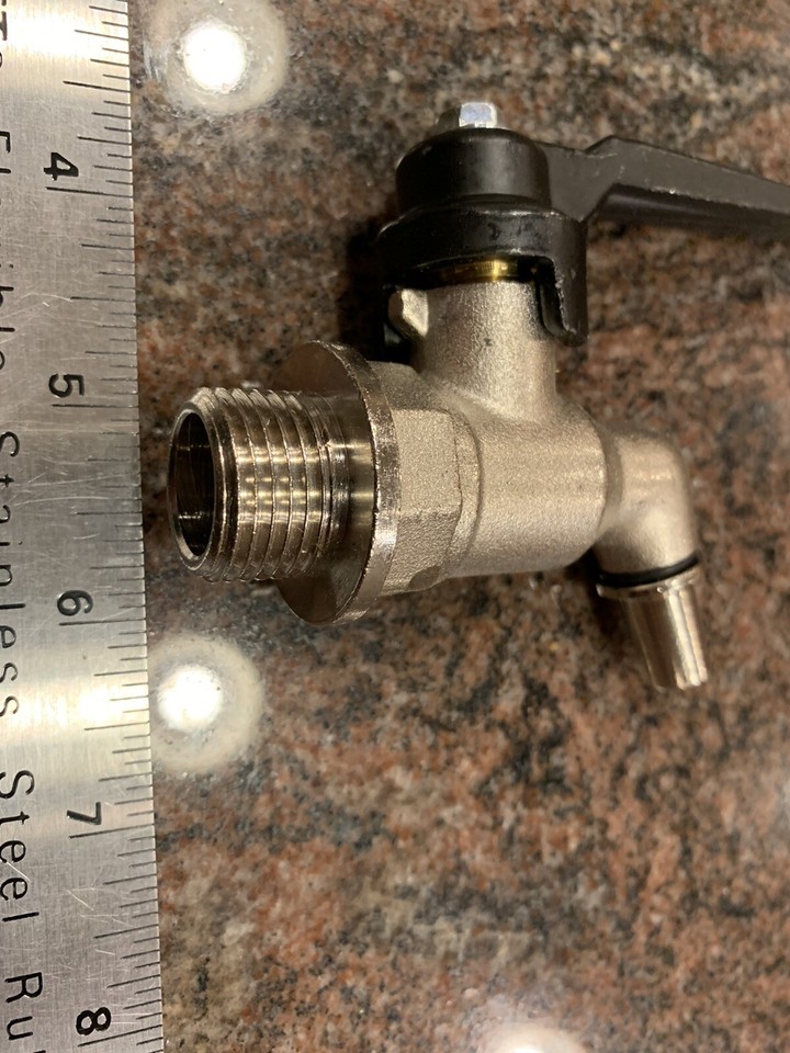 Stainless Steel Tap for Oil Drums (Black Handle) | eBay