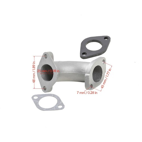 26mm Intake Manifold Pipe Fr 110/125/140cc Dirt Pit Bike Honda CRF50 ...