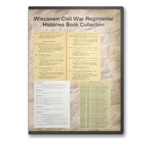 Wisconsin WI Civil War Regiment Genealogy Volunteer Rosters 29 Book Set ...