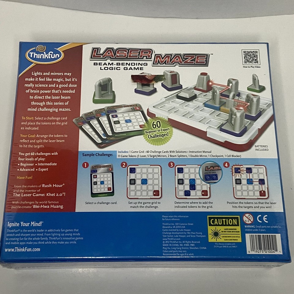 Think Fun Laser Maze Brain Game and STEM Toy for Boys Girls Age 8 ...