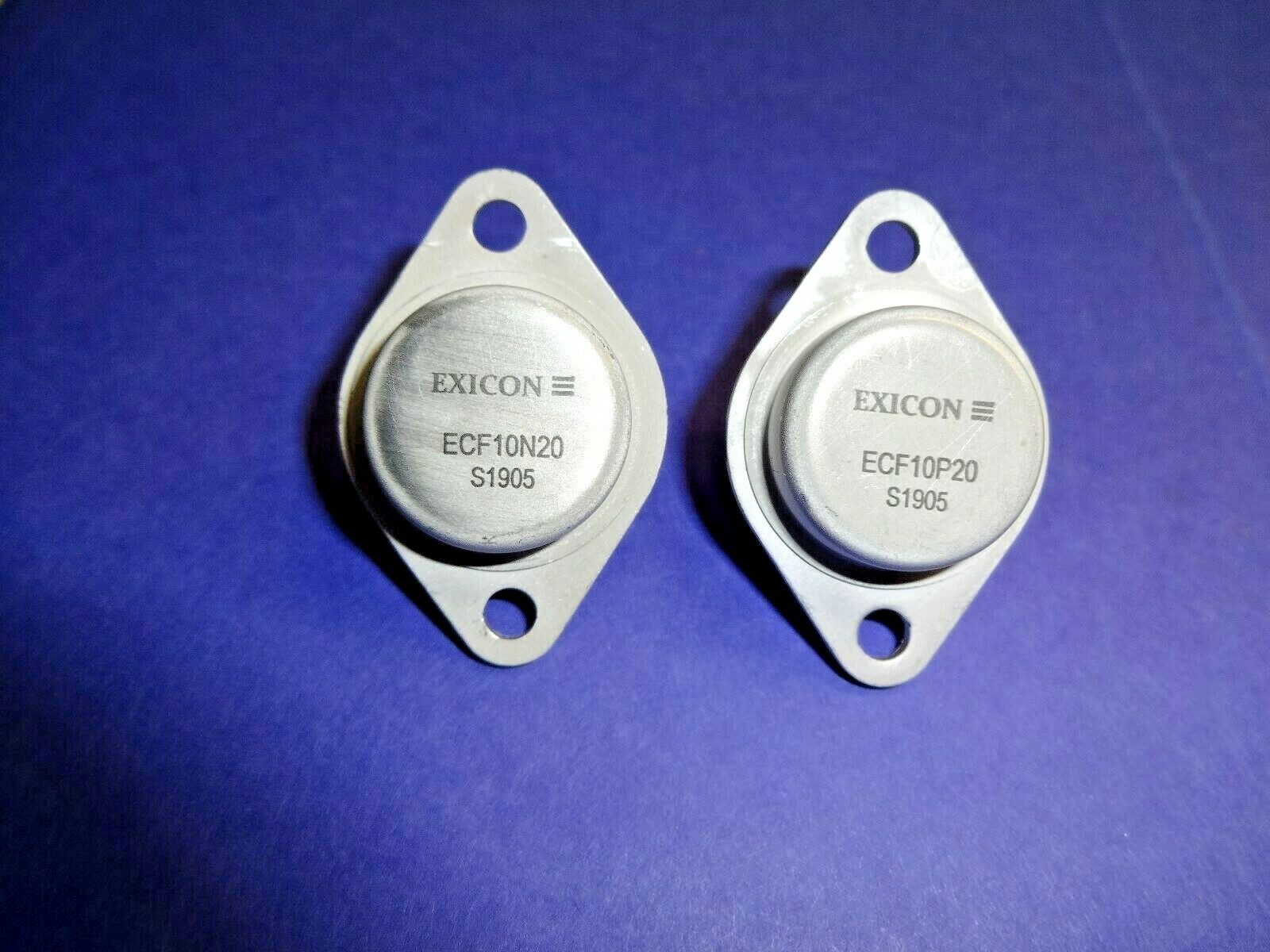 2SK134 2SK135 2SK176 2SJ49 2SJ50 2SJ56 ECF10N20 ECF10P20 EXICON SET EOL ...