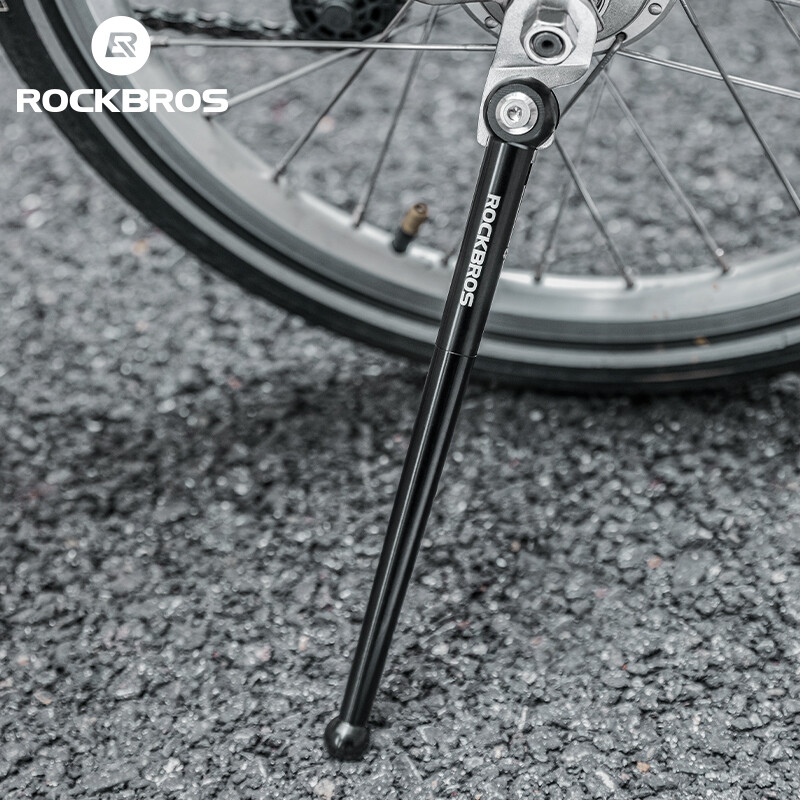 ROCKBROS Bicycle Stand 16" Aluminum Alloy Bike Parking KickStand Fit ...