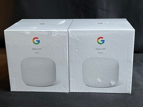 Google Nest Wi-Fi 2200Mbps Dual-Band Wi-Fi Router - White - 2 Pack ...