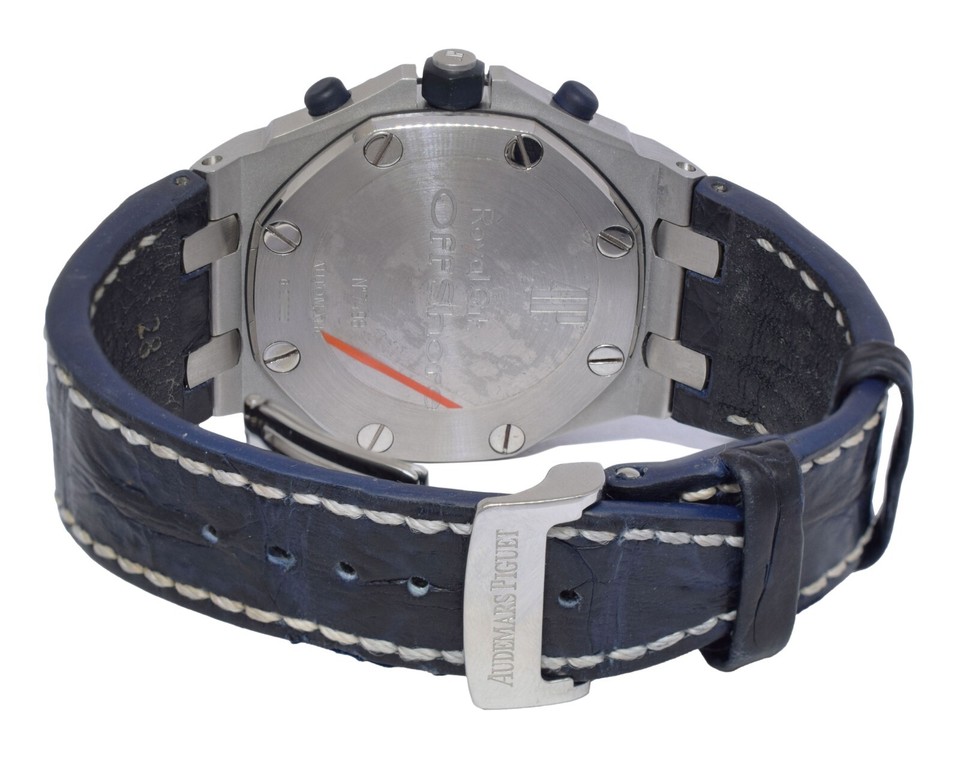 Audemars Piguet Royal Oak Offshore Chrono Navy Blue Panda 42mm Watch ...