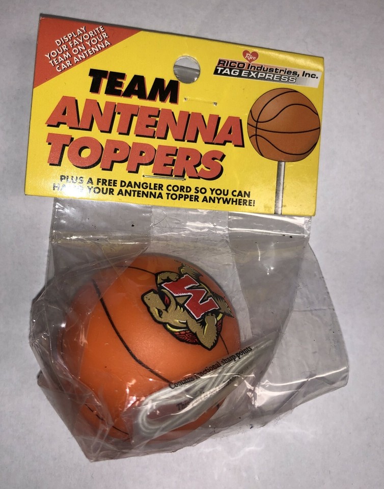 MARYLAND TERRAPINS NCAA 2" BASKETBALL LOGO PENCIL ANTENNA TOPPER FREE ...
