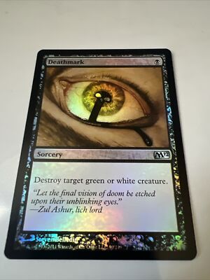 Deathmark FOIL Magic 2012 / M12 NM Black Uncommon MAGIC MTG CARD | eBay