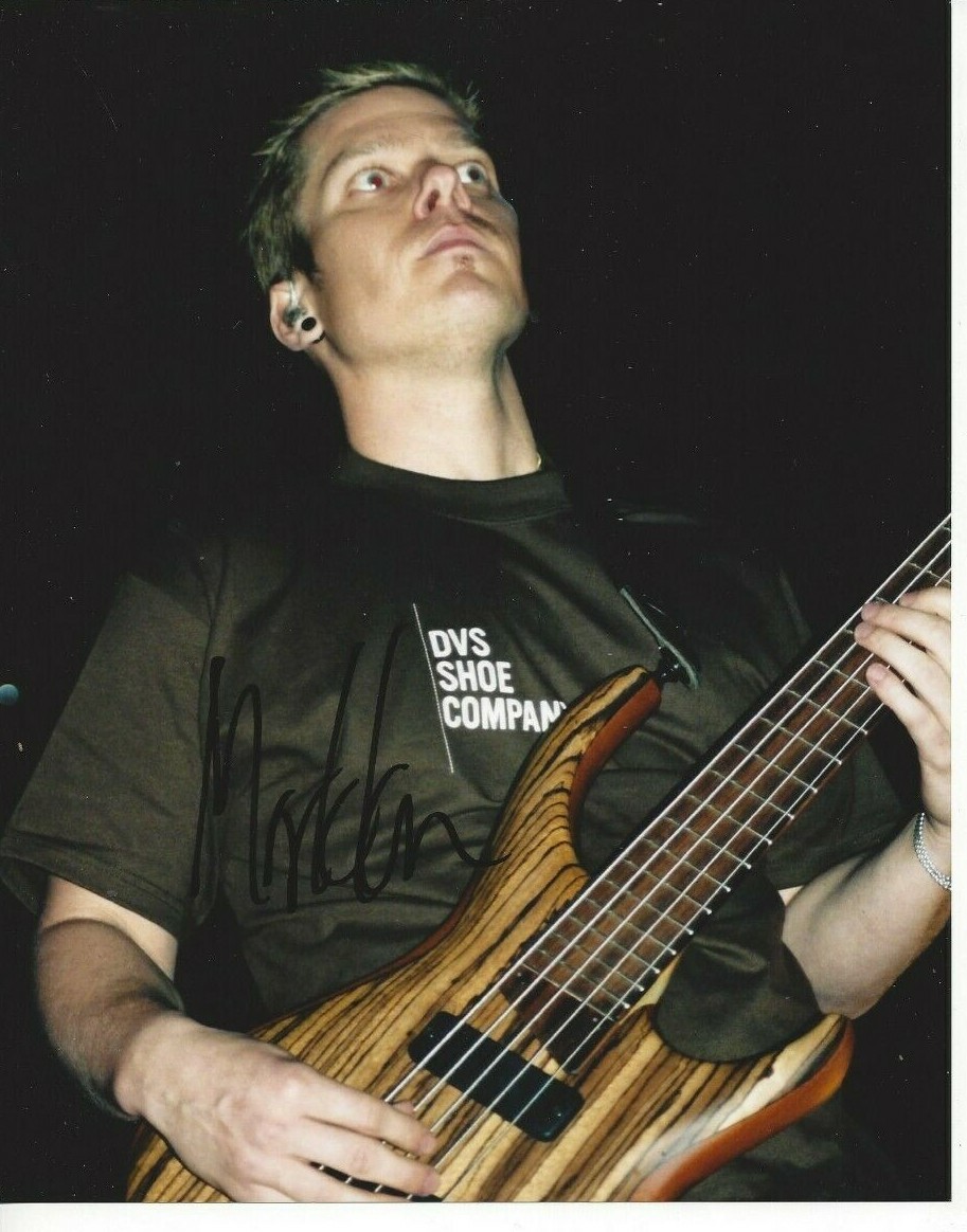 Markku Lappalainen autographed 8x10 Hoobastank Free Shipping MU224 | eBay