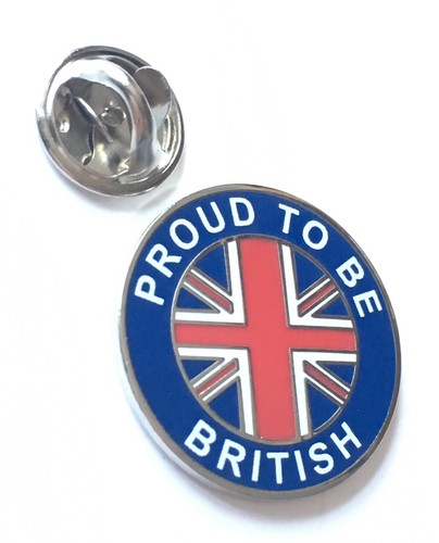 Proud To Be British in Union Jack Enamel Lapel Pin Badge (T1243) | eBay UK