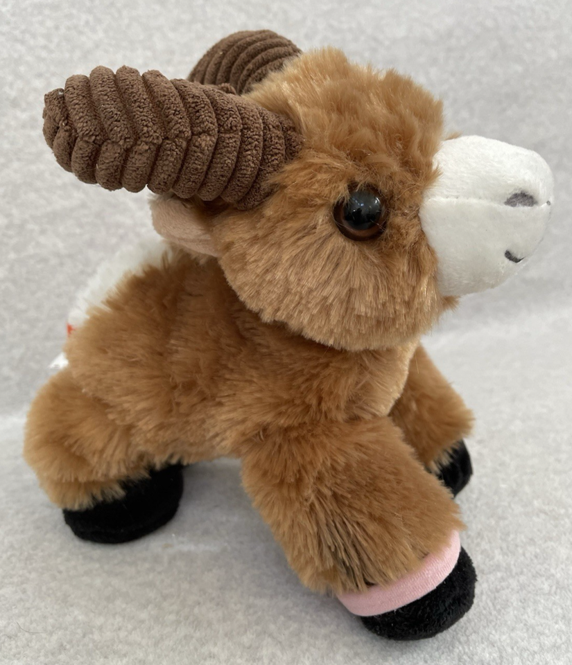 Collectible Wild Republic Ram Big Horn Sheep Plush Stuffed Animal 6x6in ...