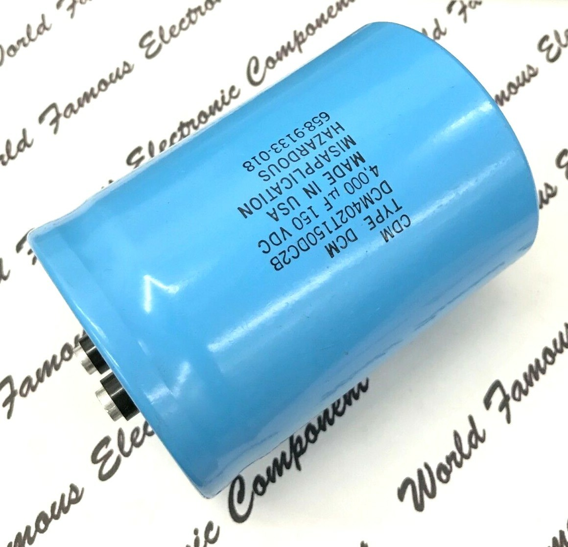 1pcs - CDE CDM 4000uF 150V - Screw Terminal Capacitor - DCM402T150DC2B ...