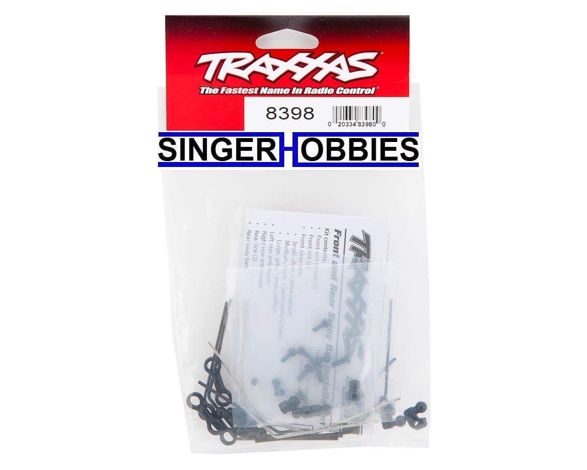 Traxxas 8398 4-Tec 2.0 Front & Rear Sway Bar Kit TRA1 | eBay