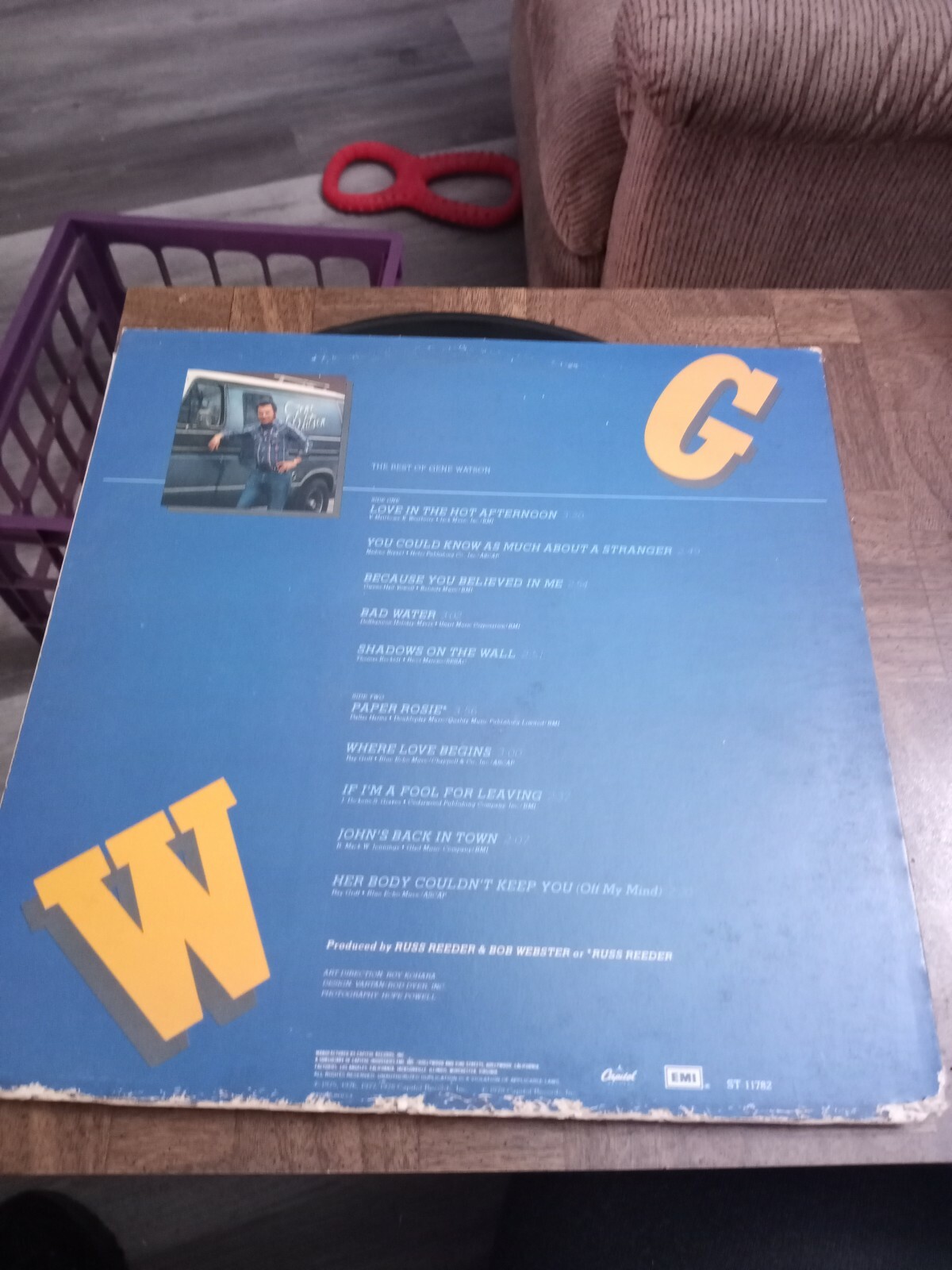 Gene Watson “The Best Of Gene Watson” 1978 LP Vinyl Capitol Record ST ...