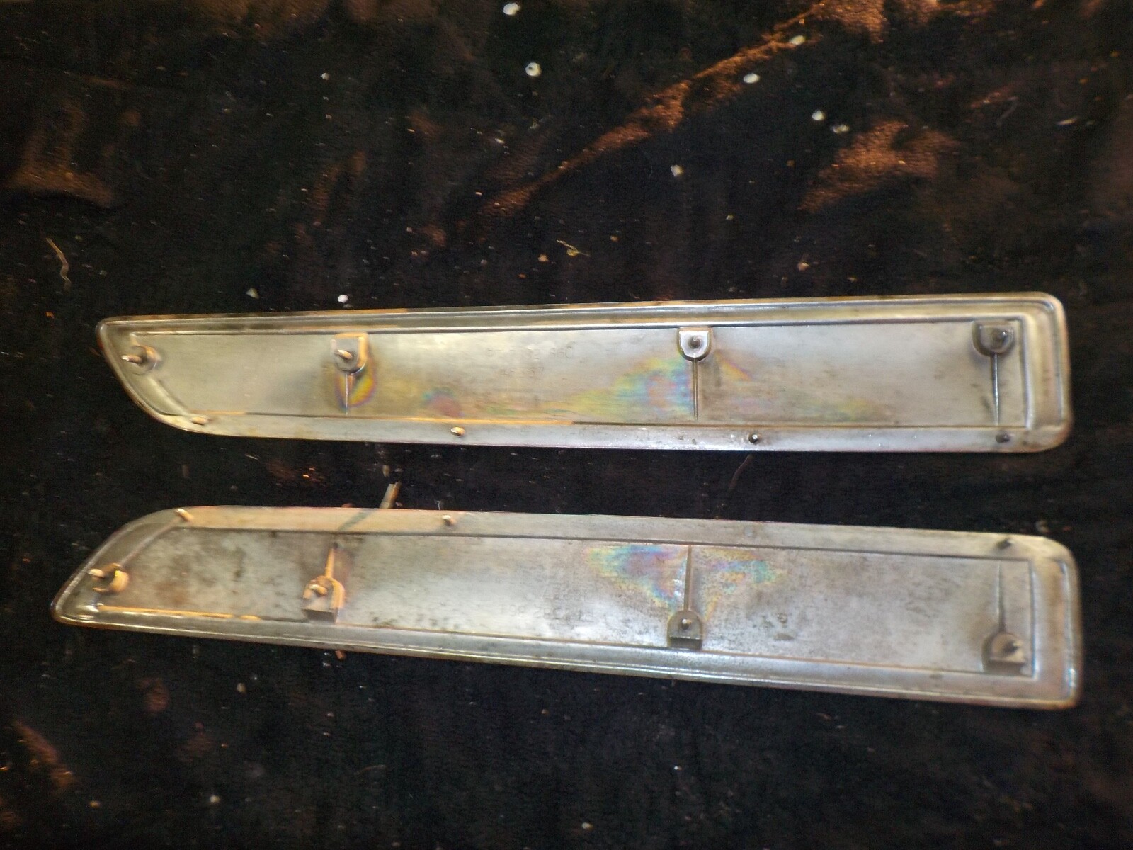 1967-1968 Chrysler Plymouth Barracuda Hood Inserts Chrome Hood Trim ...