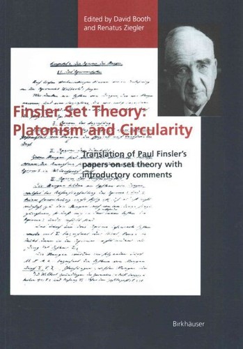 Finsler Set Theory : Platonism and Circularity - Translation of Paul ...