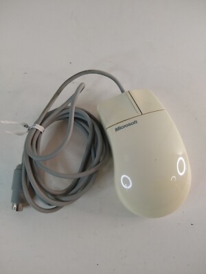 Vintage Microsoft Serial-Mouse Port Compatible 2.0 Computer Mouse Part ...