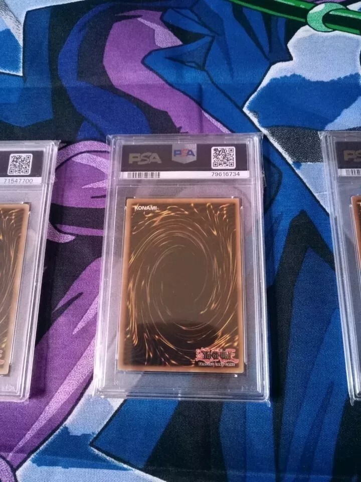 Exodia The Complete Set Five Pieces 5 Pieces Yu-Gi-Oh! PSA 8 2002 LOB ...
