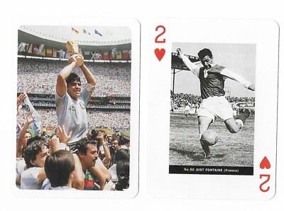 World Cup Greats - Football - Playing Cards - Choose From List (T2 ...