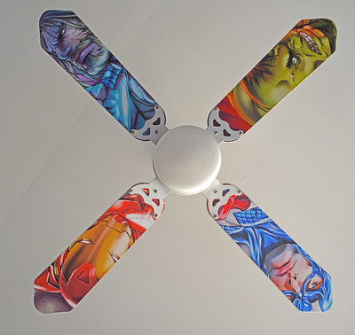 Superhero Ceiling Fan Stickers | Shelly Lighting