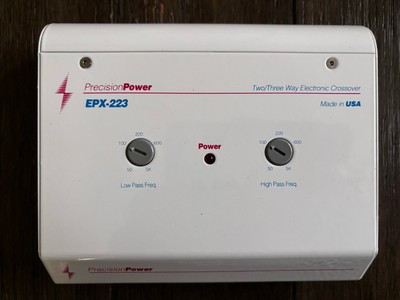 Precision Power PPI EPX-223 Electronic Crossover Old School Rare | eBay