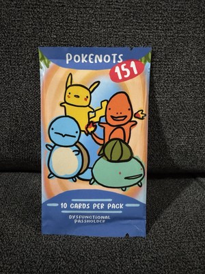 Pokenots 151 Single Booster Pack (Dysfunctional Passholder) | eBay