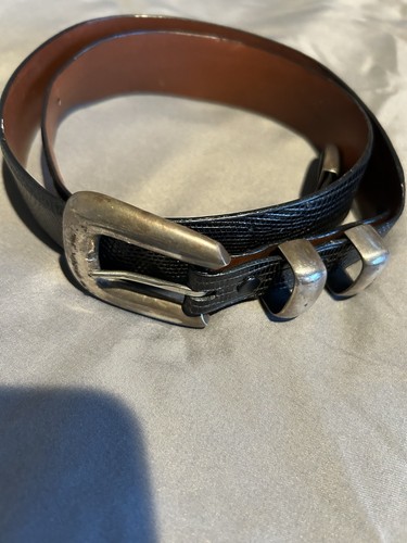 DOUGLAS MAGNUS Santa Fe Sterling Silver 4 Piece BELT Buckle Lizard ...