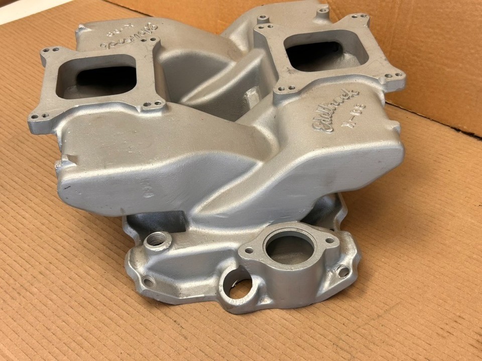 Edelbrock X-C8 Crossram SB Chevy Intake Manifold Hot Rod FAST FREE ...