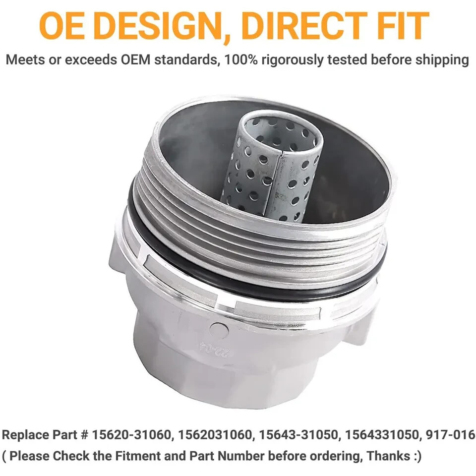 Oil Filter Housing Cap Assembly For Toyota / Lexus CAMRY 15620-31060/ ...