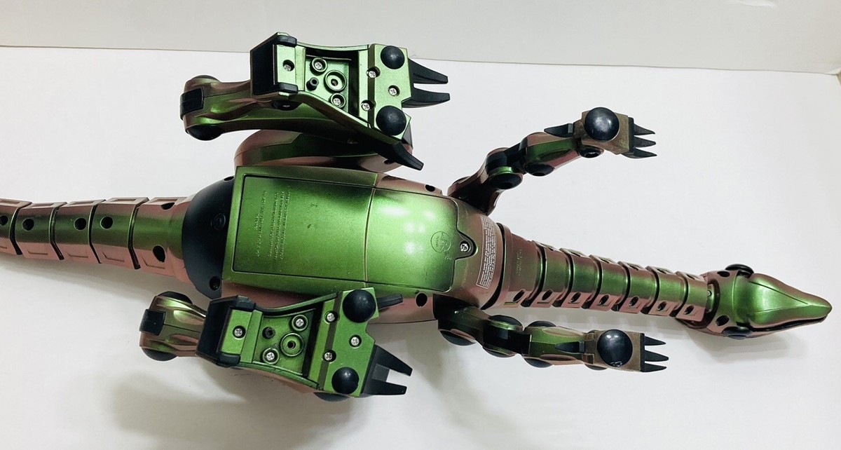 Roboreptil Verde New Dinosaur Type Robot Robo Raptor Robozaurus