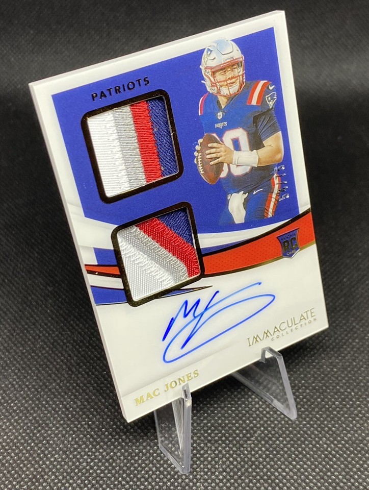 2021 Panini Immaculate Mac Jones RPA Rookie Auto /75 4 Color Patch ...