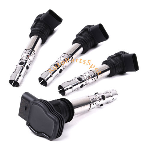 E2C2 For Audi A4 TT VW Beetle Golf Jetta Passat 1.8 Turbo Ignition Coil ...