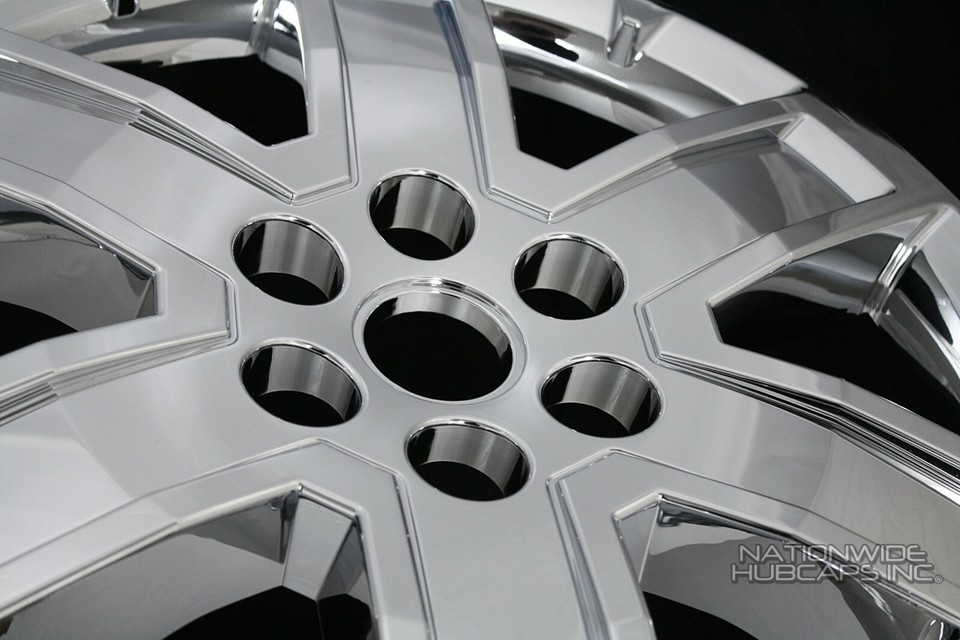 1 for GMC ACADIA 2011-2017 Chrome Clad 20" Wheel Skins Full Rim Covers ...