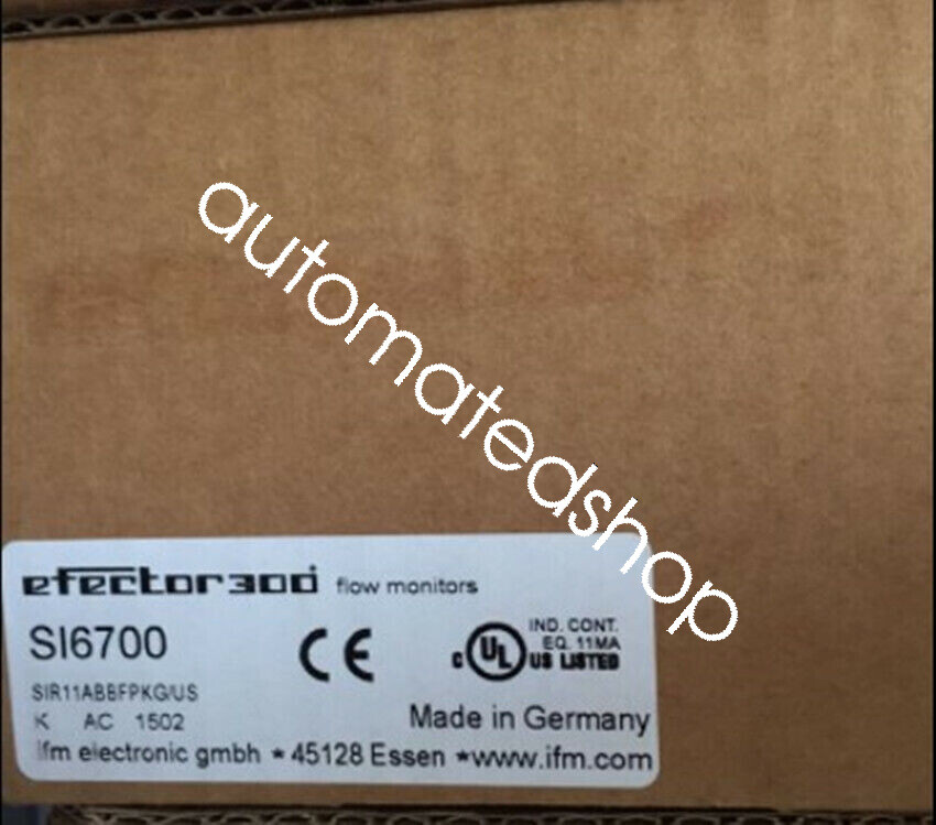 1PC NEW IFM Flow monitor SI6700 Shipping DHL or FedEX | eBay