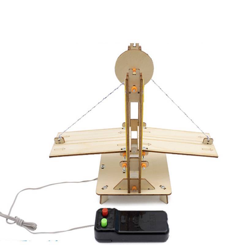 Youth Science Mini Wooden Elevator Bridge Model Primary School Engaging ...
