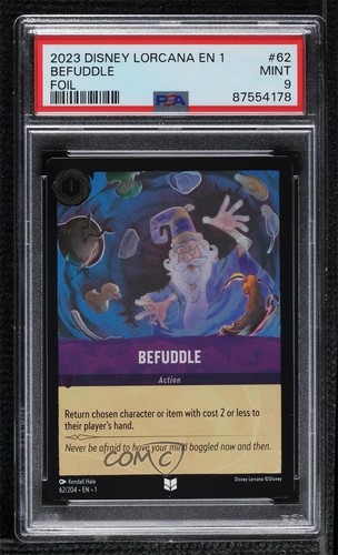 2023 Disney Lorcana - The First Chapter Foil Befuddle #62 PSA 9 MINT 00ur | eBay