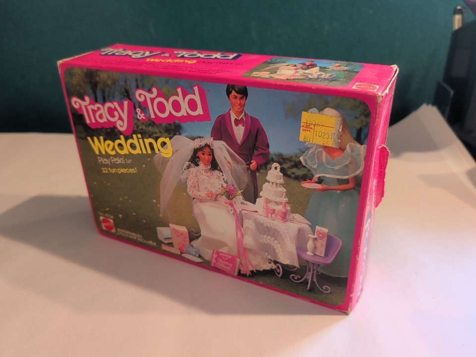 BARBIE TRACY & TODD WEDDING SET #4939 1983 Hard to Find Unopened ...