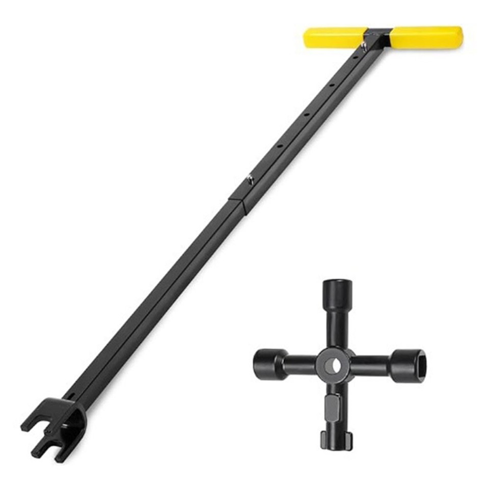 17 In T-handle Wrench Multi-function T-handle Wrench Water Meter Wrench ...
