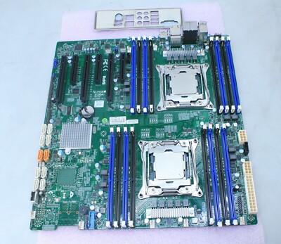 SUPERMICRO SERVERBOARD X10DAI: C612 LGA2011-3 DDR4 ATX, W/ 2X E5-2630 V4 (T7) | eBay