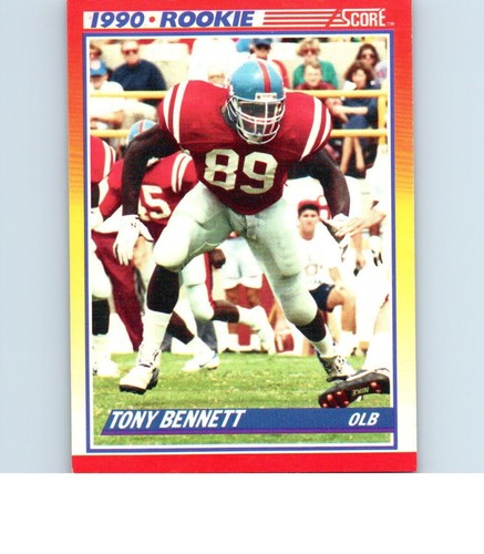 Tony Bennett 304 Rookie 1990 Score NFL Football Trading Card | eBay