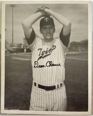 Dean Chance (d. 2015) Signed Autographed Glossy 8x10 Photo Minnesota ...