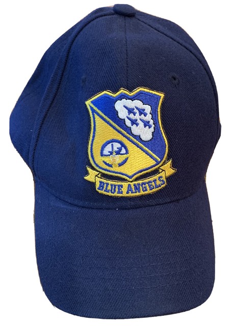 USN baseball cap- US Navy Blue Angels -Hook And Loop One Size Fits All ...