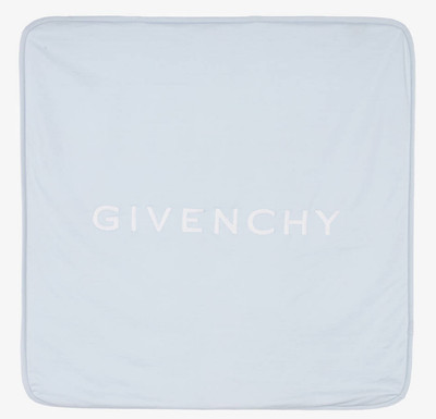 Givenchy Baby Boy blue logo print cotton jersey blanket H90163771 $390 ...