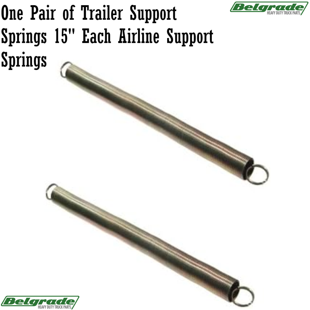 One Pair of Trailer Support Springs 15" Each Airline Support Springs | eBay