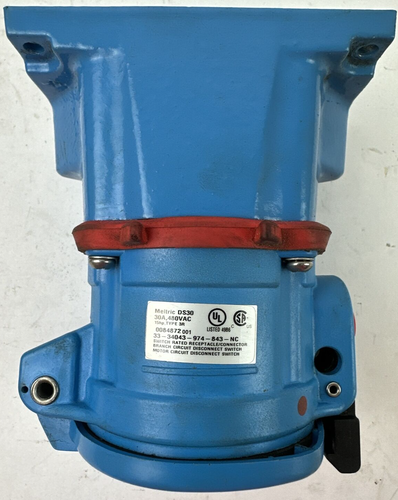 MELTRIC DS30 30A 480VAC 15HP TYPE 3R 33-34043-974-843-NC RECEPTACLE ...