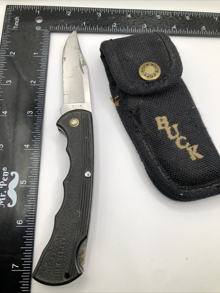 1994 Bucklite-422 USA lock back knife W/ Sheath | eBay