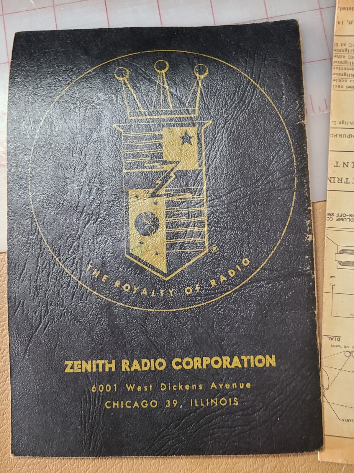Vintage Zenith Trans Oceanic Model H500 Shortwave Radio with Manual ...