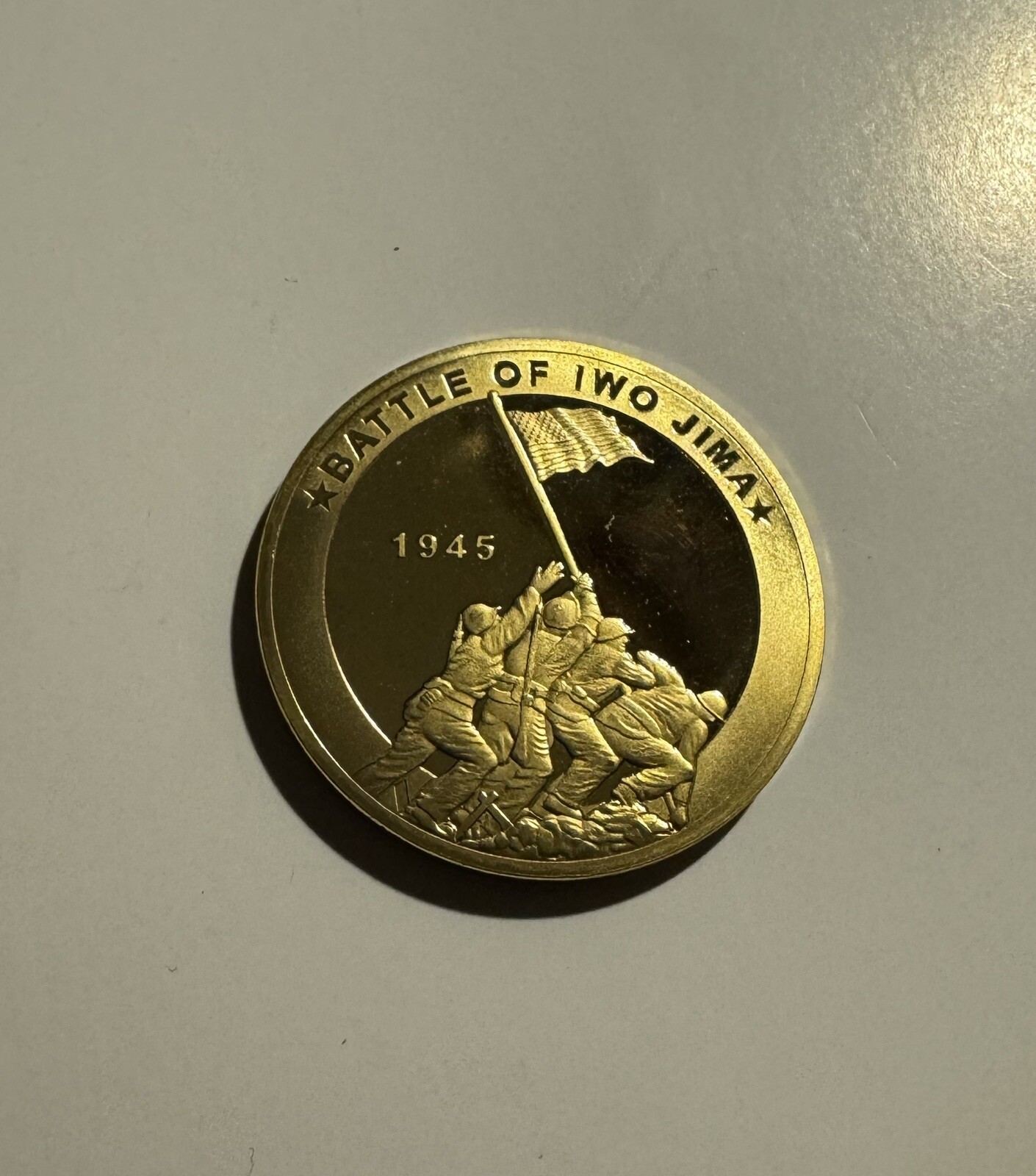Challenge Coin - US Military - 1945 Battle of Iwo Jima Uncommon Valor ...
